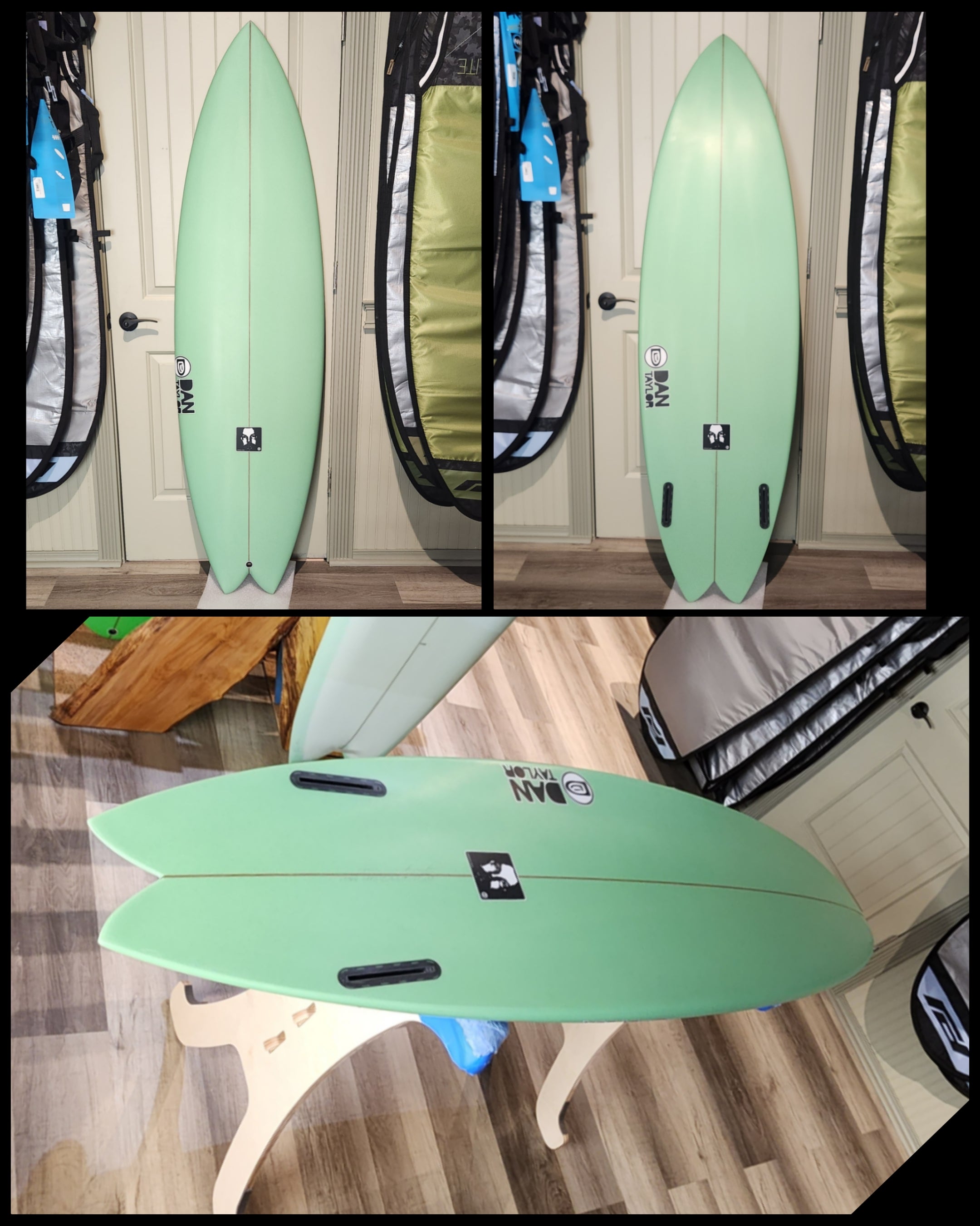 Dan Taylor 6'0" Hippie Twin Fin Swallow | The Evergreen Surf Shop
